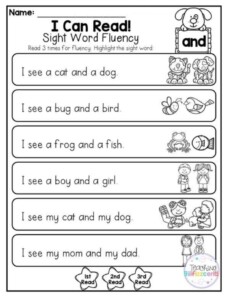1St Grade Reading Comprehension Worksheets Pdf Printable - smartteachpages.com