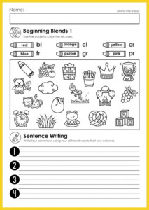 1St Grade Worksheet Free Printable - smartteachpages.com