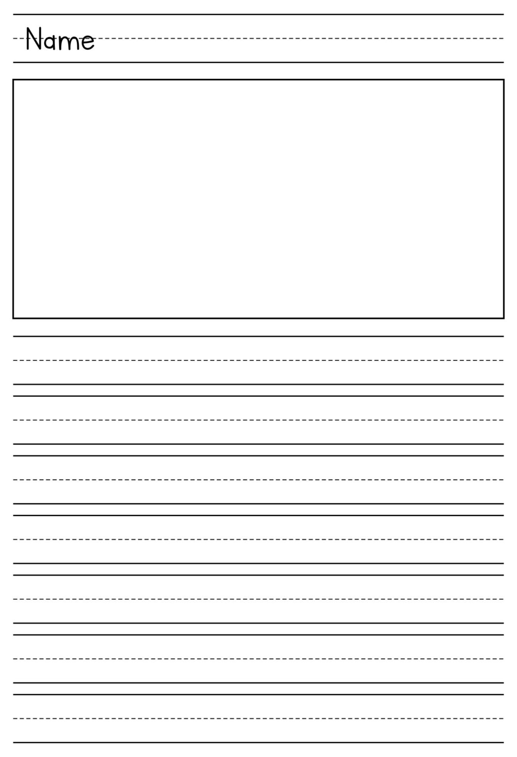 1St Grade Spanish Writing Paper Free Printable - smartteachpages.com
