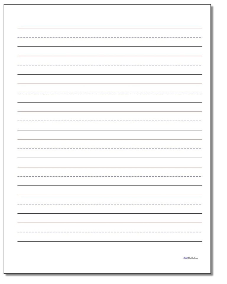 1St Grade Writing Papers With Name Printable - smartteachpages.com