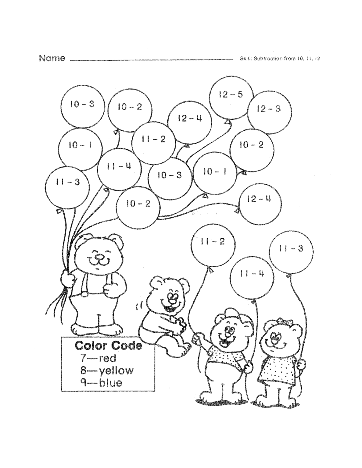 2Nd Grade Color By Number Printable - smartteachpages.com
