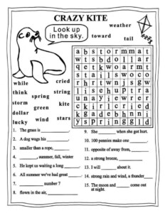 3Rd Grade Word Search Printable - smartteachpages.com