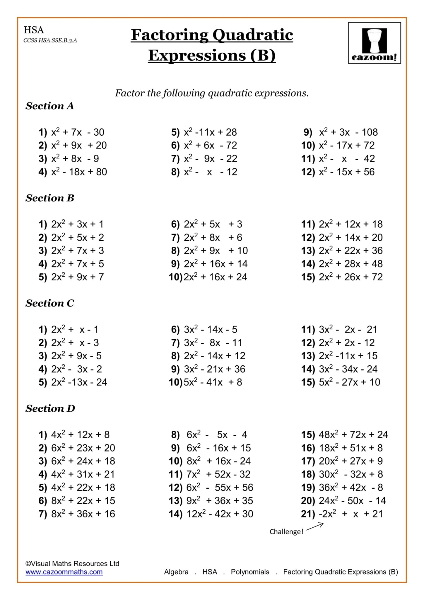10Th Grade Printable Worksheets - smartteachpages.com