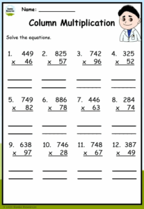 Multiplication Worksheets Grade 5 Free Printable - smartteachpages.com