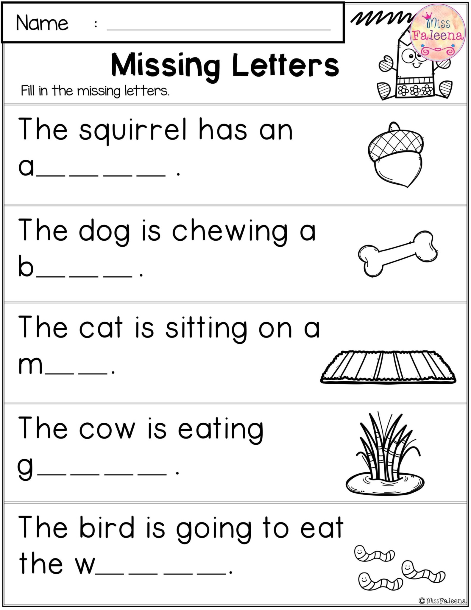 1St Grade Test Printable - smartteachpages.com