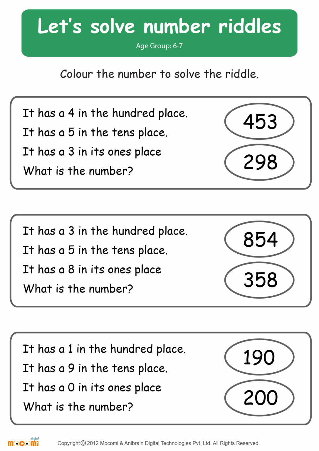 1St Grade Math Worsheet Free Printable - smartteachpages.com